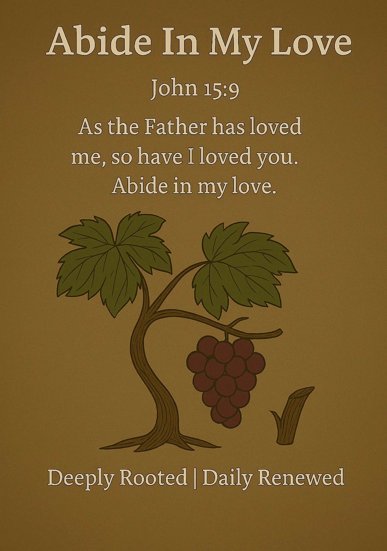 Friday, August 29, 2025–Abiding In The Vine: Abide In My Love – Deeply ...
