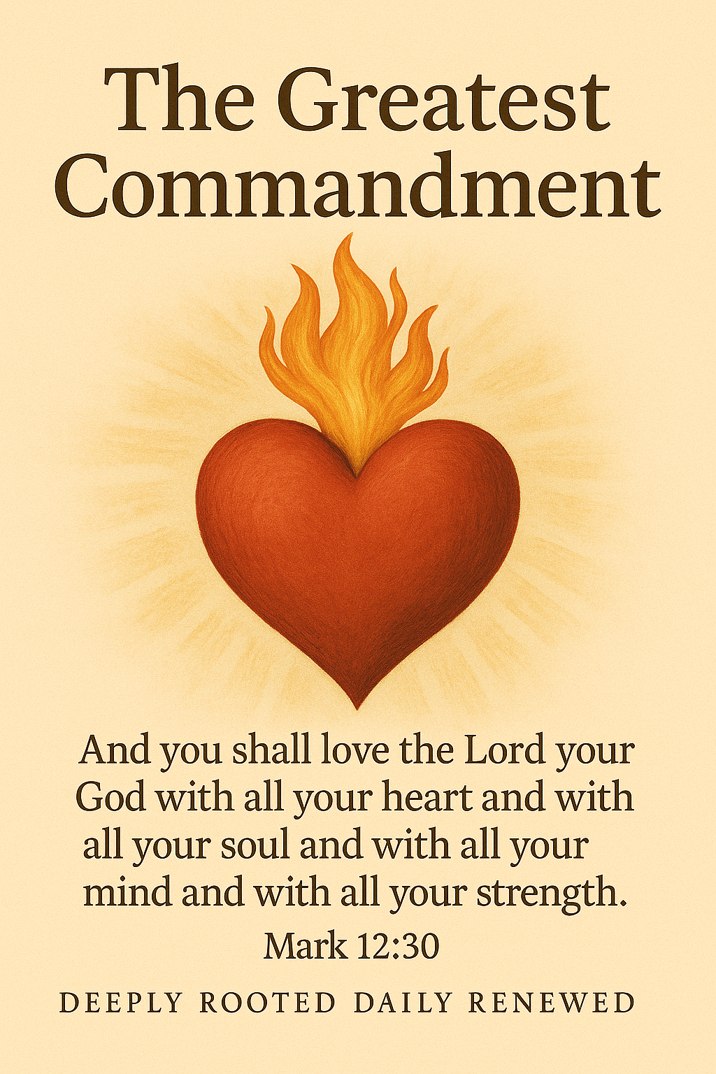 Sunday, November 16, 2025–Loving God With All Your Heart: The Greatest ...
